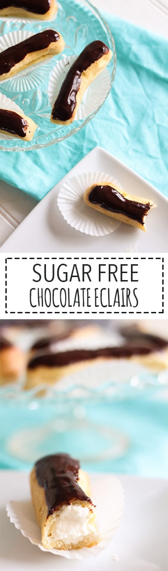 Sugar Free Chocolate Eclairs | Add Some Veg