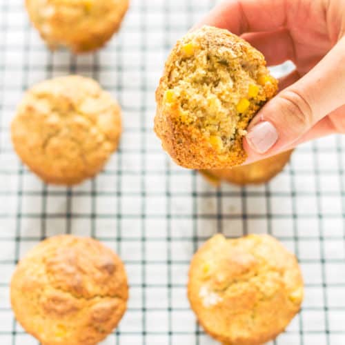 Sugar Free Cornbread Muffins | Add Some Veg