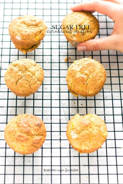 Sugar Free Cornbread Muffins | Add Some Veg
